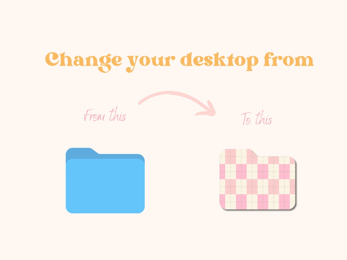Desktop Folder Icons Floral Folder Icons Cute Aesthetic Mac Desktop ...