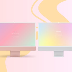 2024 Calendar Desktop Aura Wallpaper High Quality 4K Aesthetic Desktop ...