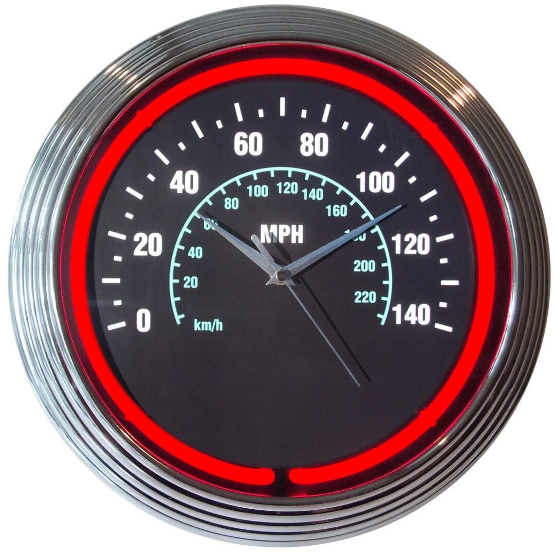 Speedometer Neon Clock - Etsy