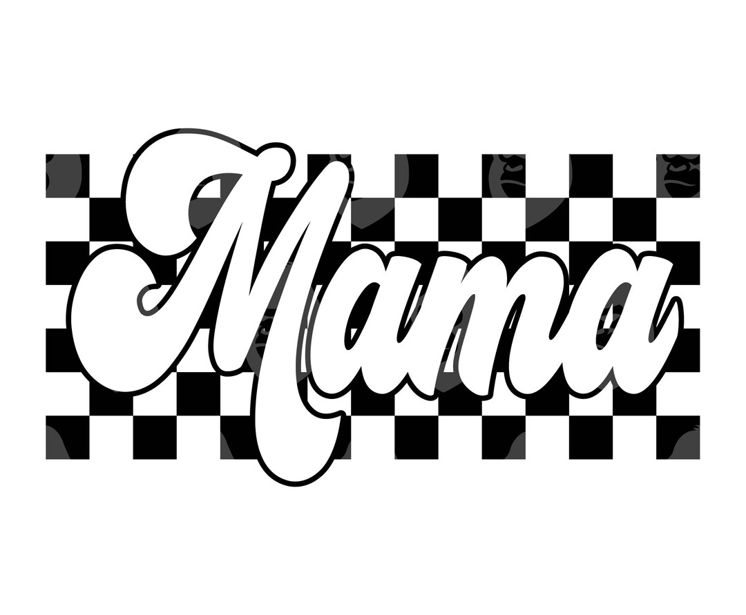 Retro Checkered Mama Svg, Mama Png, Mom Life Svg, Mother's Day, Mama T ...