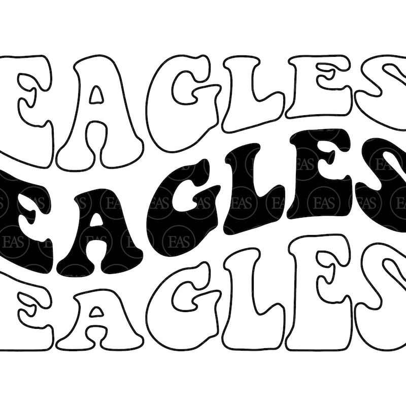 Philadelphia Eagles Font - Etsy