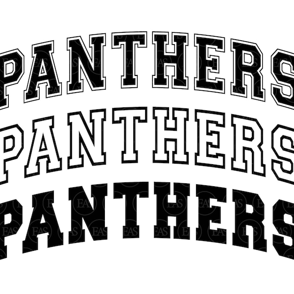 Panthers Font - Etsy