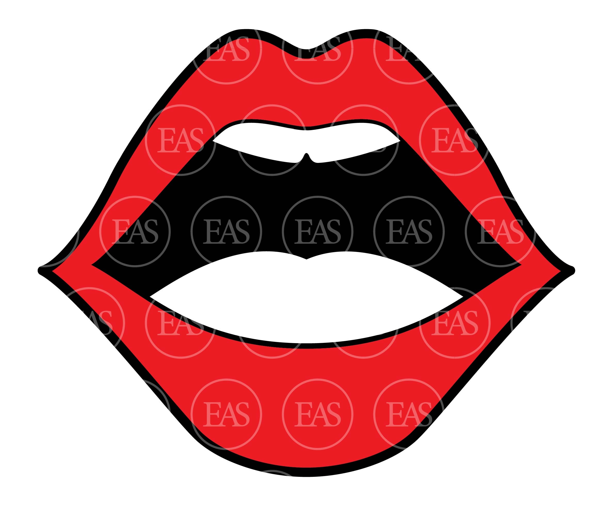 Open Mouth Svg Red Lips Svg Sexy Woman Lips Svg. Vector Cut | Etsy