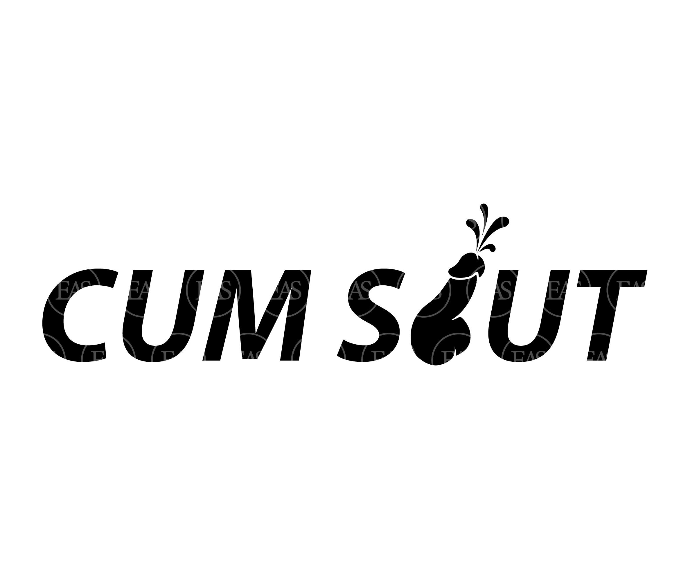 Cum Slut Svg Cumming Penis Svg Clip Art Vector Cut File For Etsy