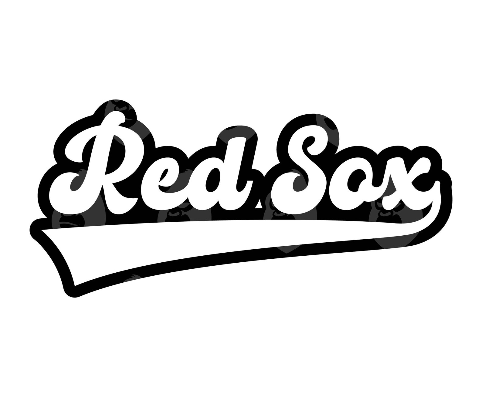 Red Sox Baseball Svg, Red Sox Png, Retro Sports Jersey Font, Red Sox ...