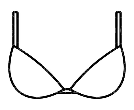 Bra Svg Brassiere Svg. Vector Cut File for Cricut | Etsy