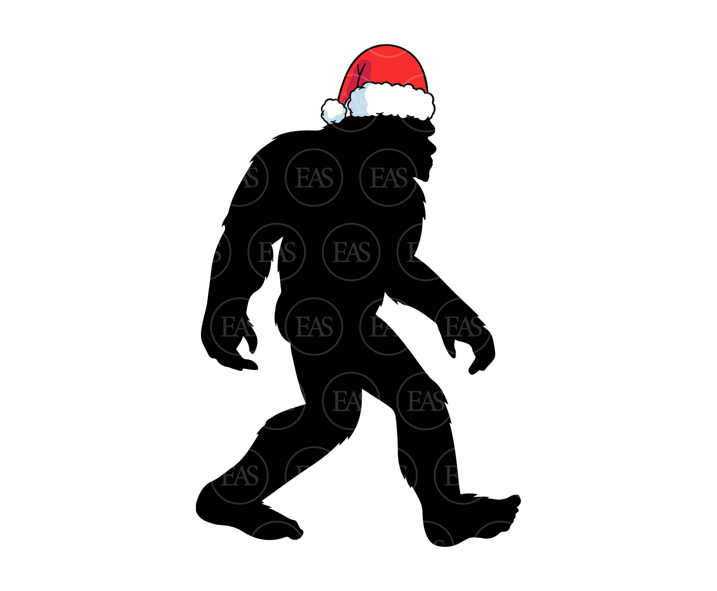 Bigfoot Svg, Chrtistmas Svg, Big Foot Svg, Yeti Svg, Sasquatch Svg ...