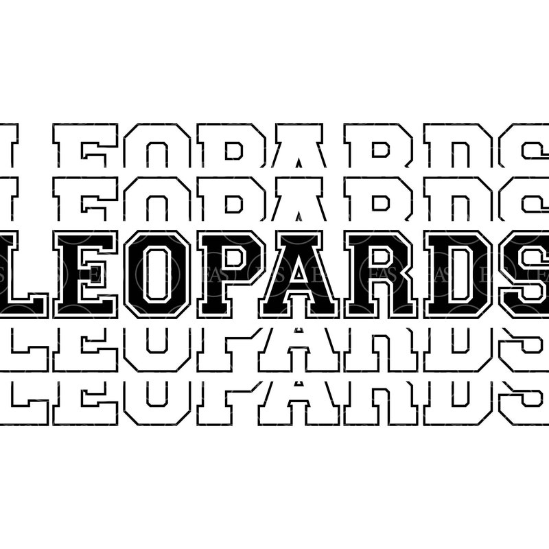 Leopard Svg - Etsy
