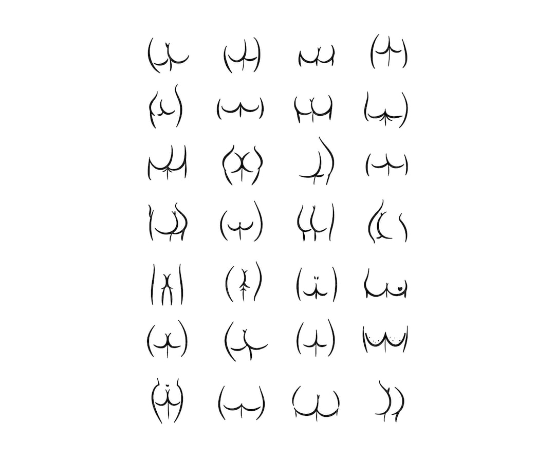 Ass Svg, Butt Svg, Buttocks Svg, Sexy Woman Ass Svg. Vector Cut File ...