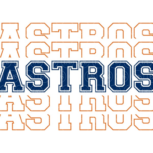 Houston Astros Font - Etsy