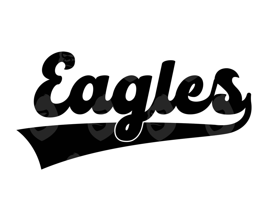 Eagles Svg, Eagles Png, Go Eagles Svg, Eagles Team, Retro Vintage Font ...