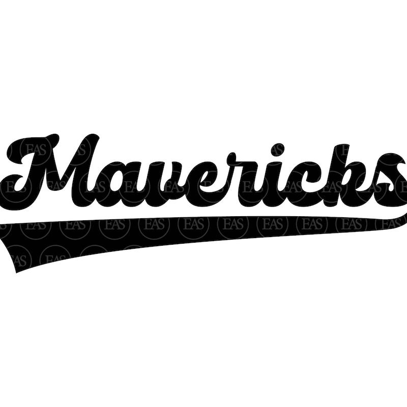 Mavericks Logo Svg - Etsy
