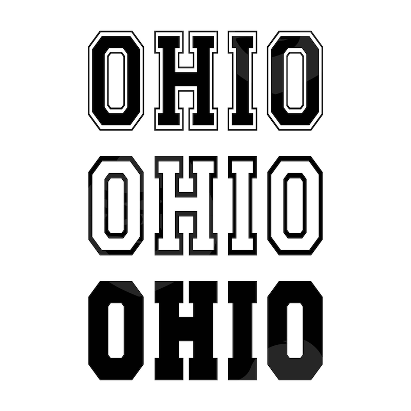 Ohio State Clipart - Etsy