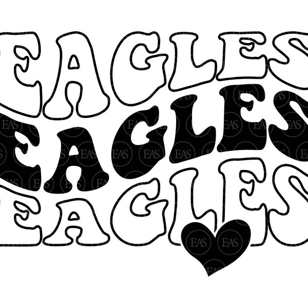 Philadelphia Eagles Font - Etsy