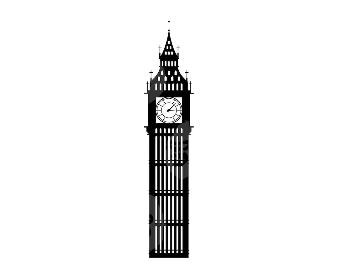 Big Ben Svg, Big Ben Png, London, Big Ben Sublimation, Big Ben Clipart ...