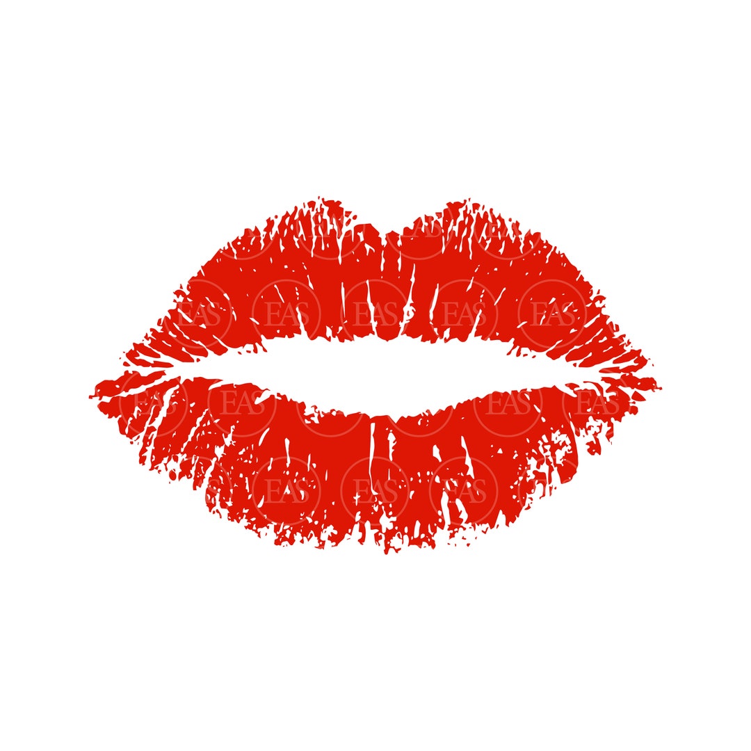 Lápiz labial beso svg, labios svg archivo de corte vectorial para Cricut, silueta, pegatina ...
