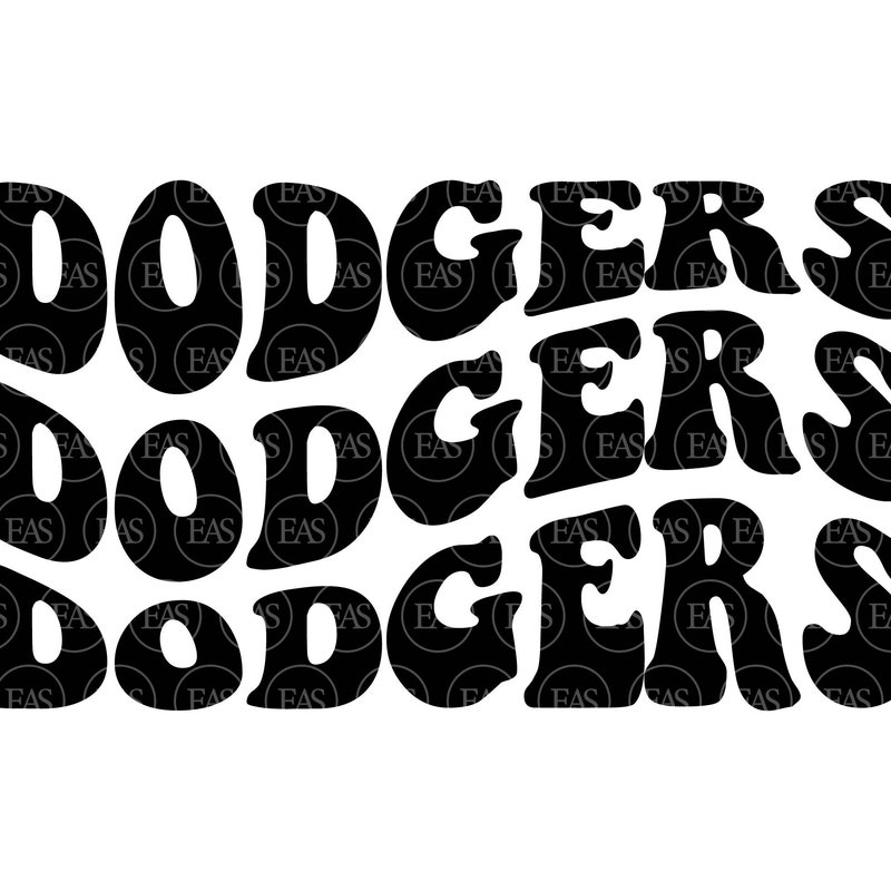 Dodgers Logo Svg - Etsy