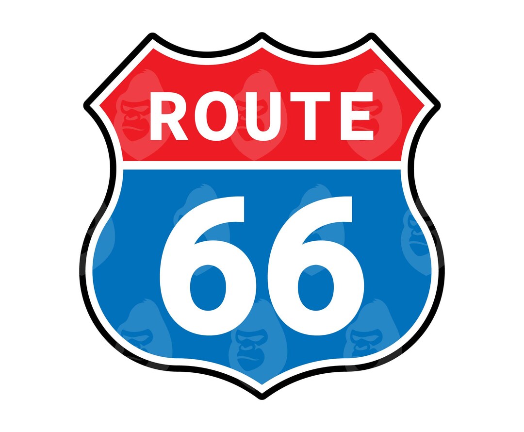 Route 66 Svg Png, Highway Sign Svg, Freeway Shield Sign, Road Sign ...