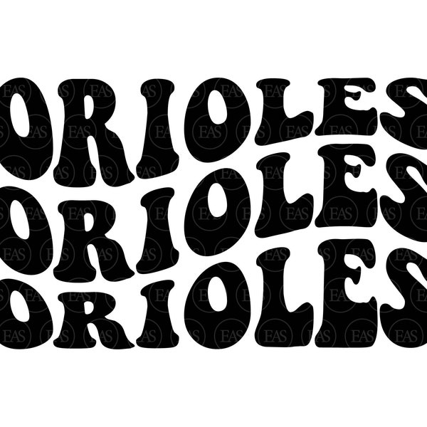 Orioles Font - Etsy