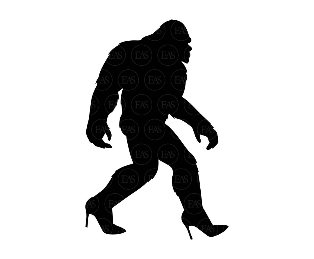 Bigfoot Svg, High Heels Svg, Stiletto, Big Foot, Yeti, Sasquatch ...