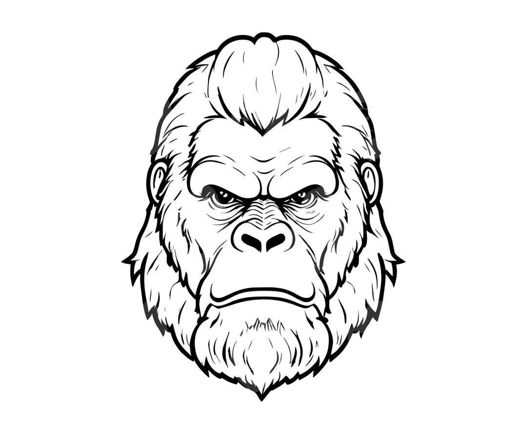 Bigfoot Svg, Bigfoot Png, Big Foot Head Svg, Yeti Svg, Sasquatch Svg ...