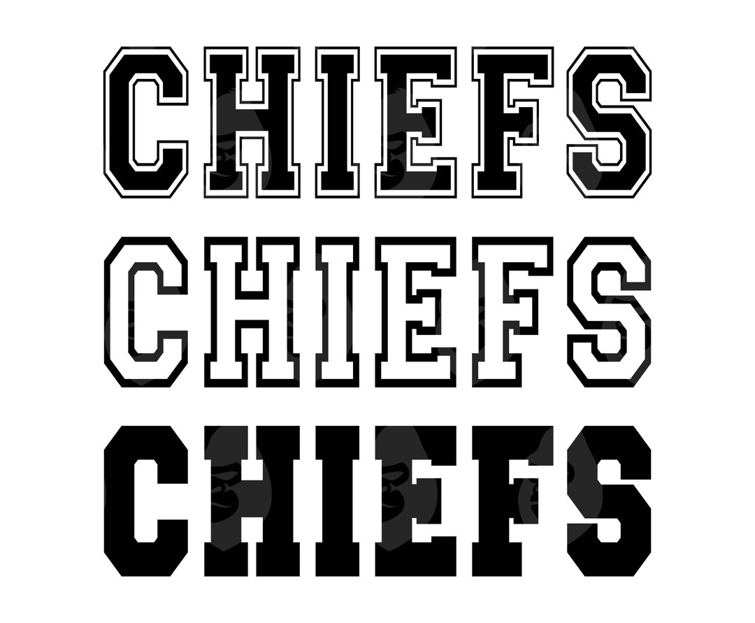 Chiefs Svg, Chiefs Varsity Font, Go Chiefs Png, Chiefs Jersey, Chiefs ...