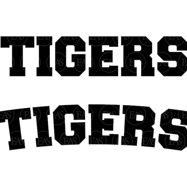 Lsu Tigers Font Svg - Etsy