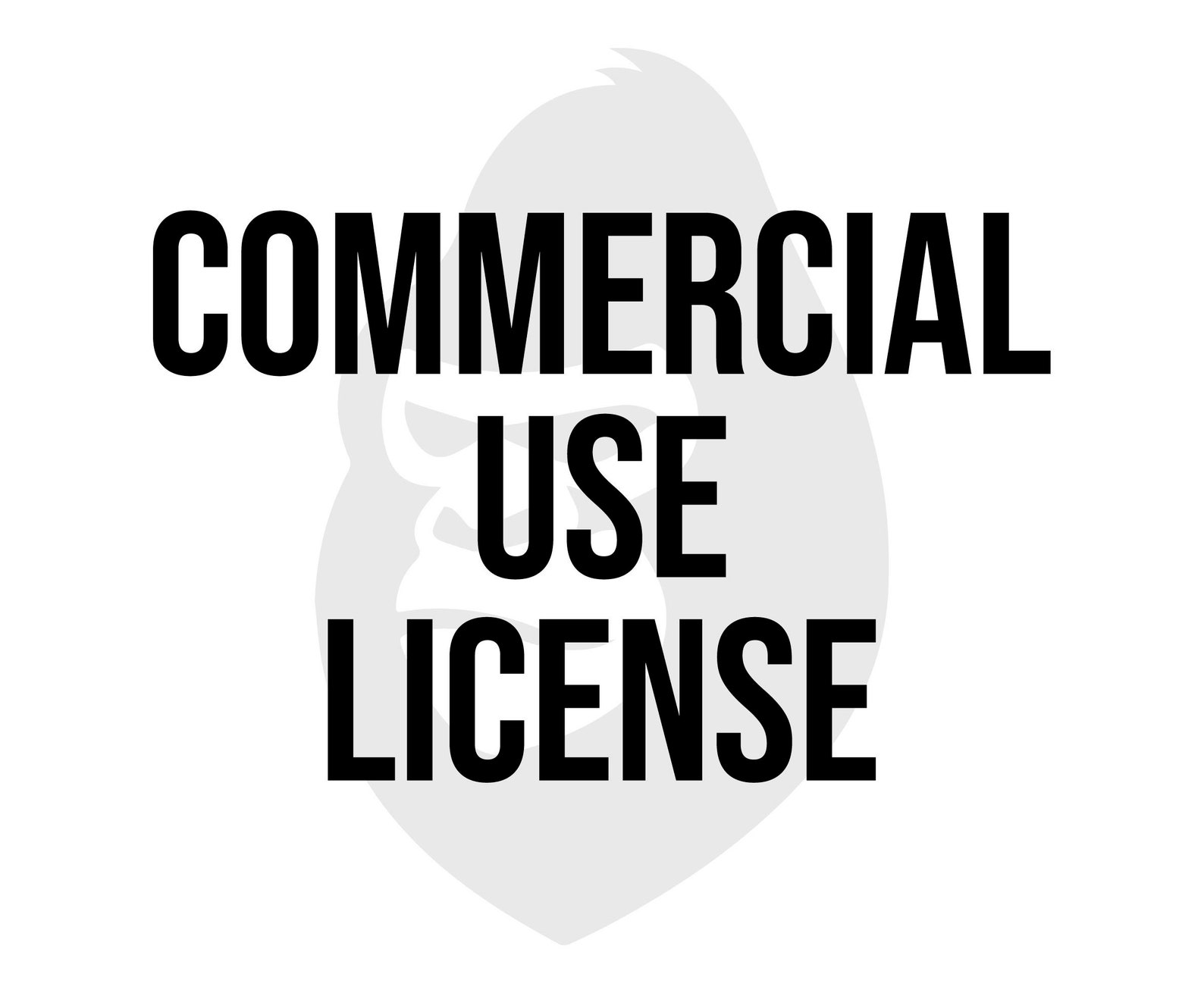 Commercial Use License by Png Kong - for a Single File Use - Etsy