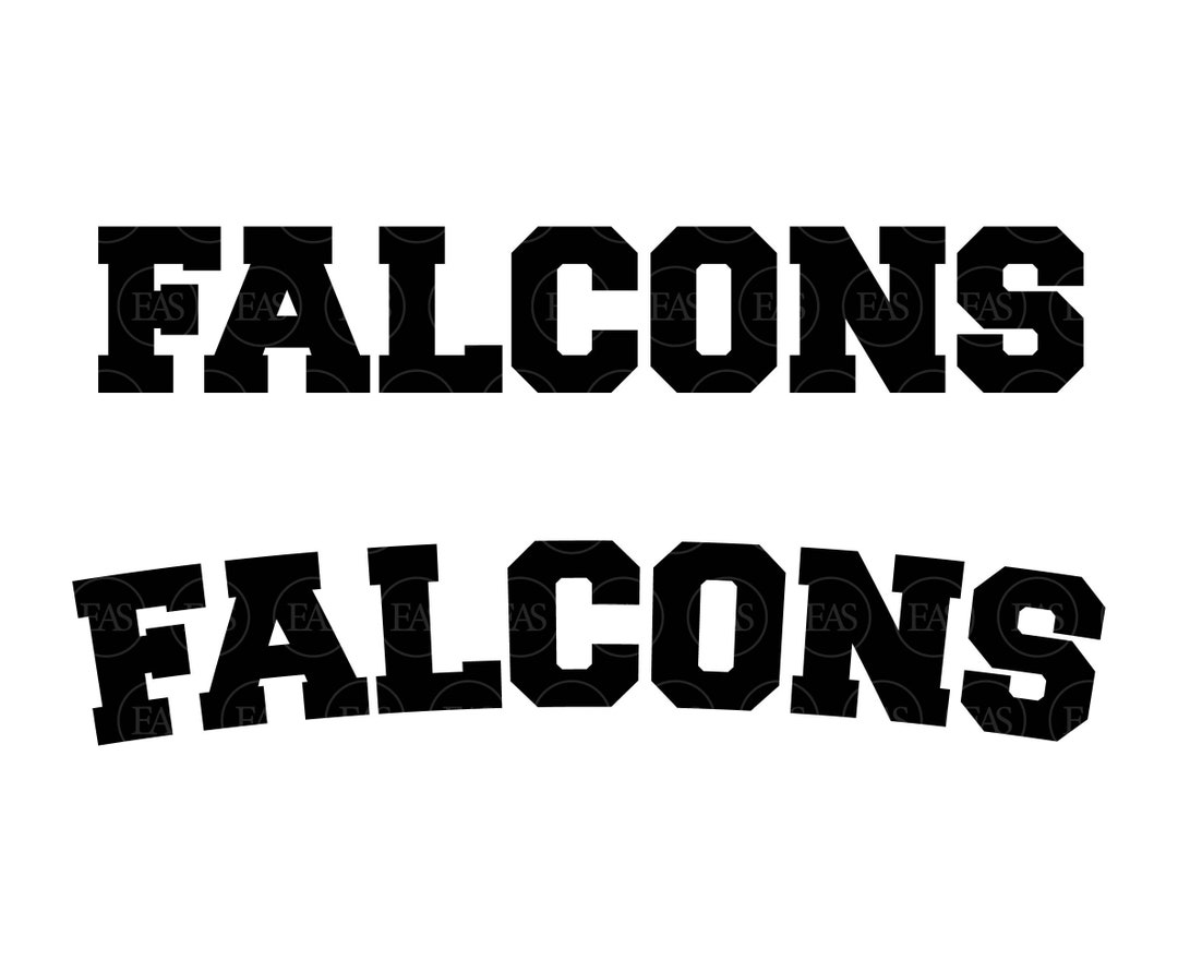 Falcons Svg, Go Falcons Svg, Falcons Sport Font, Falcons Jersey Font ...