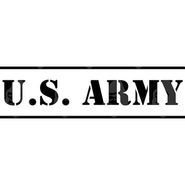 Us Military Stencil - Etsy