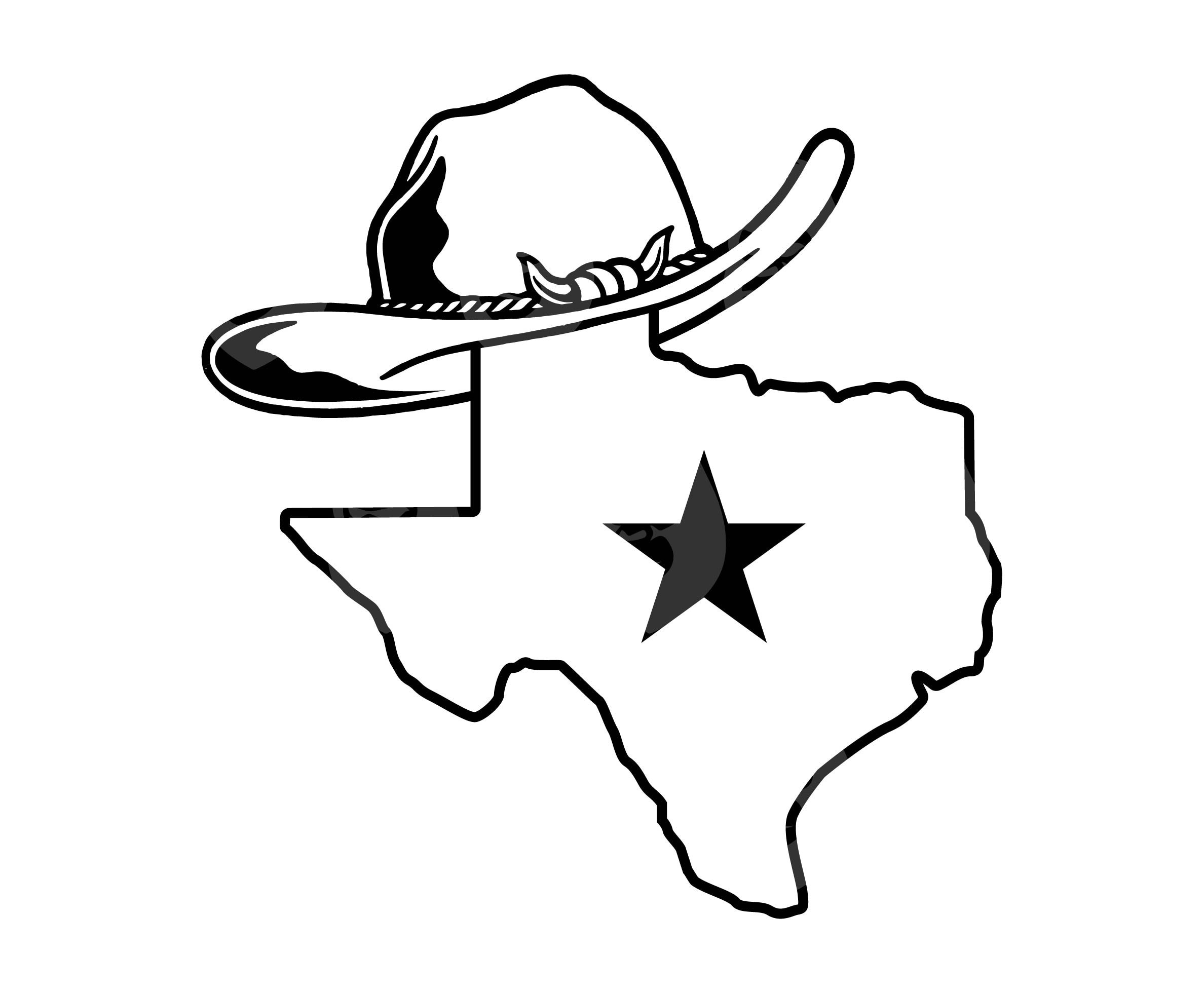 Texas Svg, Texas Map Png, Cowboy Hat Svg, Western, Cowgirl, Texans, Yee ...