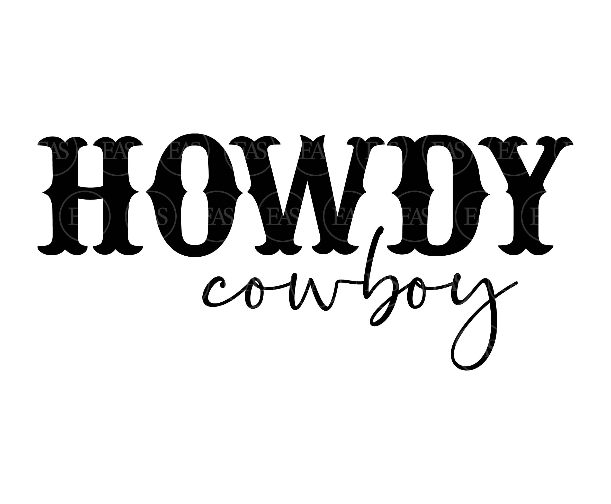 Howdy Cowboy Svg Western Font Svg Cowgirl Svg Country Svg. - Etsy Nederland