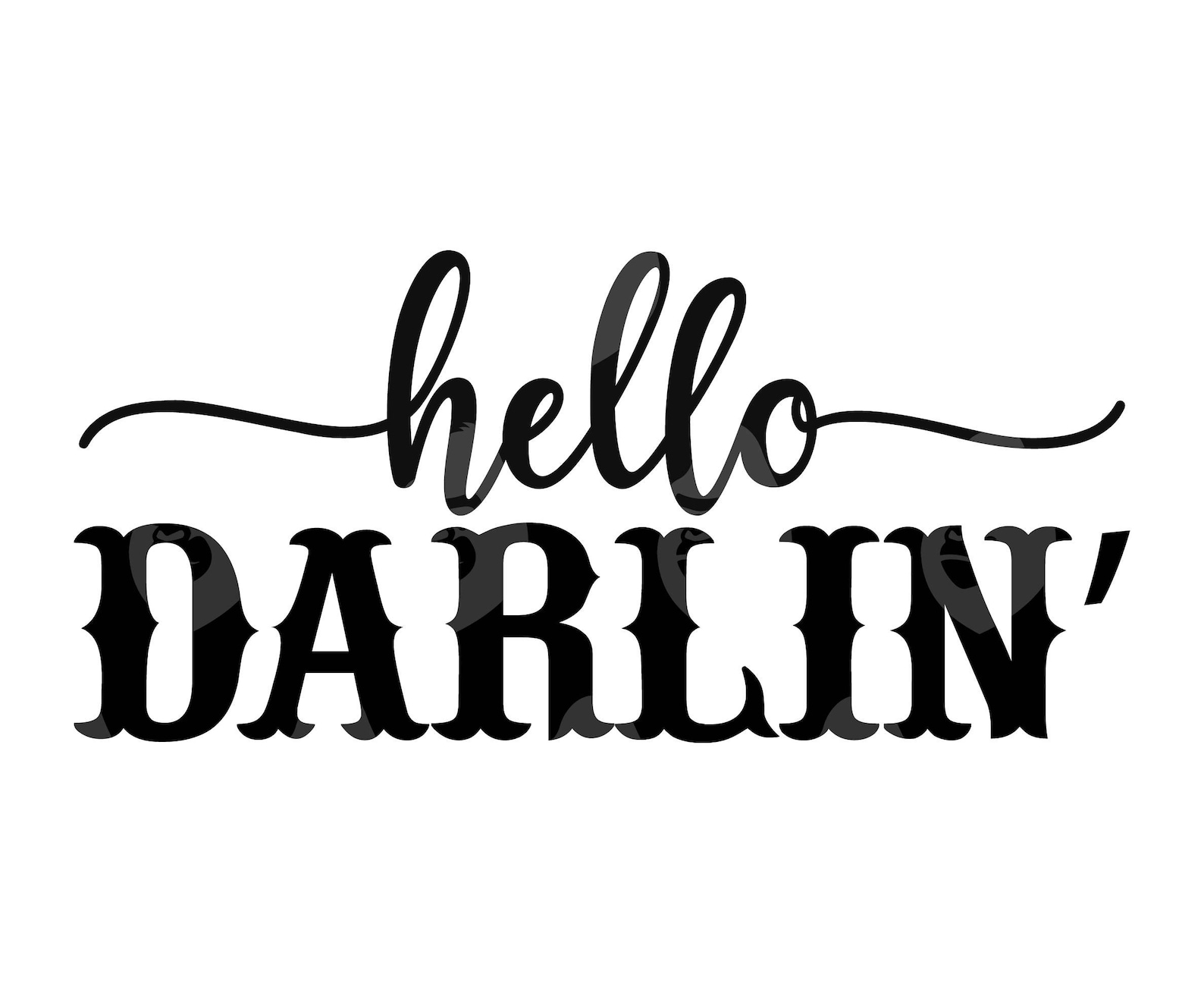 Hello Darlin Svg, Hello Darling Png, Country Girl Svg, Cowgirl Svg ...