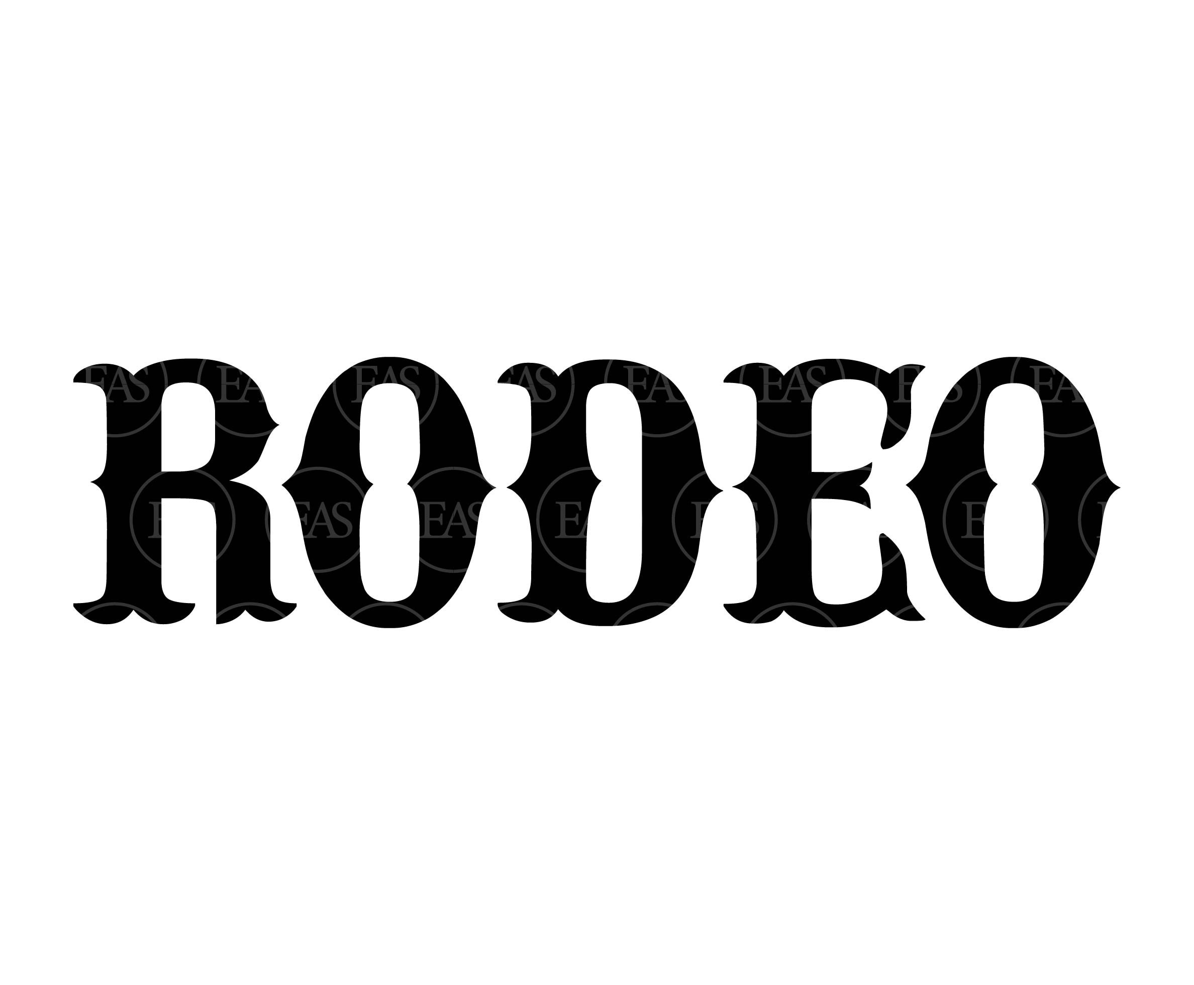 Rodeo svg cowboy svg western font svg cowgirl svg. Archivo - Etsy México