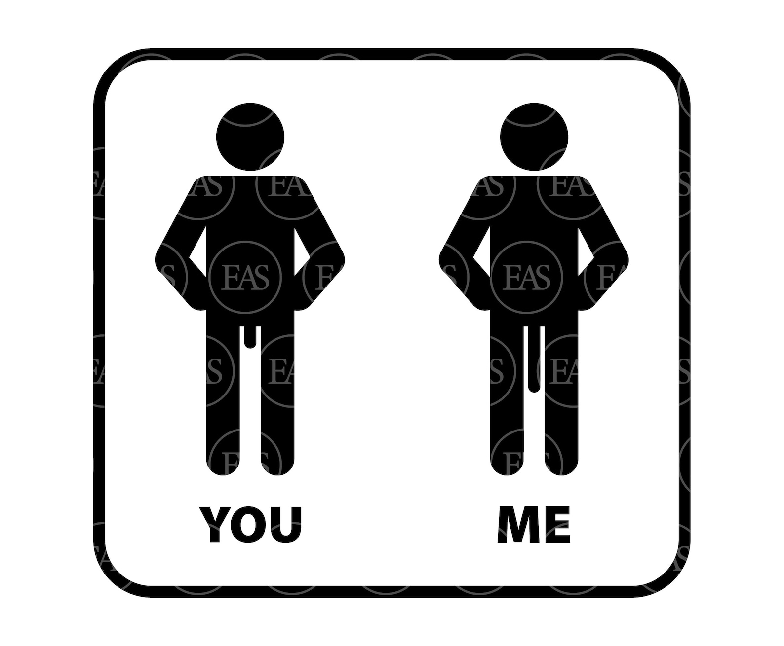 You Me - Big Dick Svg , Huge Penis, Long Penis. Vector Cut File for ...