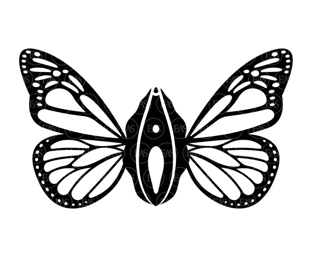 Butterfly Vagina Svg Pussy Svg Clip Art Vector Cut File For Cricut