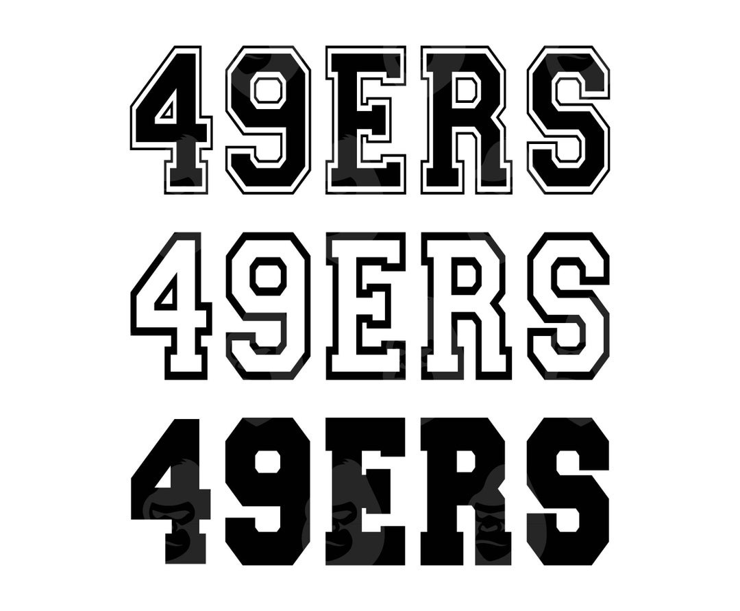 49ers Svg, 49ers Varsity Font, Go 49ers Svg, 49ers Jersey, 49ers Team ...