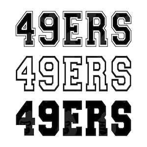 49ers Sticker for Cricut - Etsy