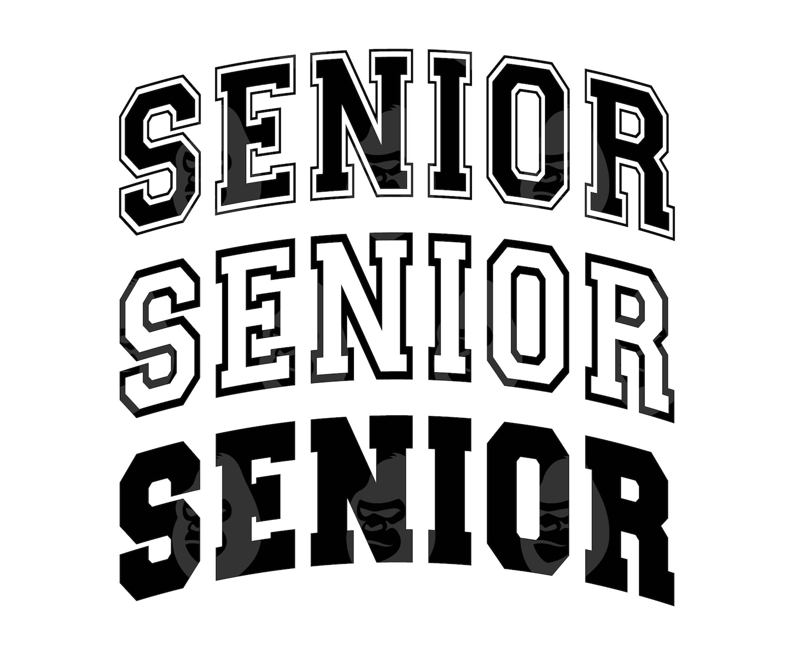 Senior Svg, Senior Png, Arched University Font, Graduation Shirt Print ...