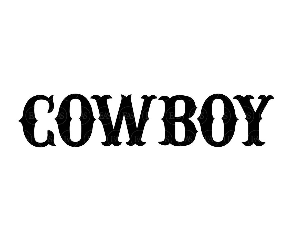 Cowboy Svg, Western Svg, Wild West Svg, Cowgirl Svg. Vector Cut File ...