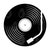 Dripping Vinyl Record Svg, Vinyl Record Png, Music Disc Record Svg ...