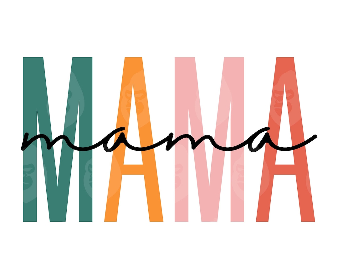 Mama Svg, Mama Png, Mama Cursive Script Font, Mom Life Svg, Mama T ...