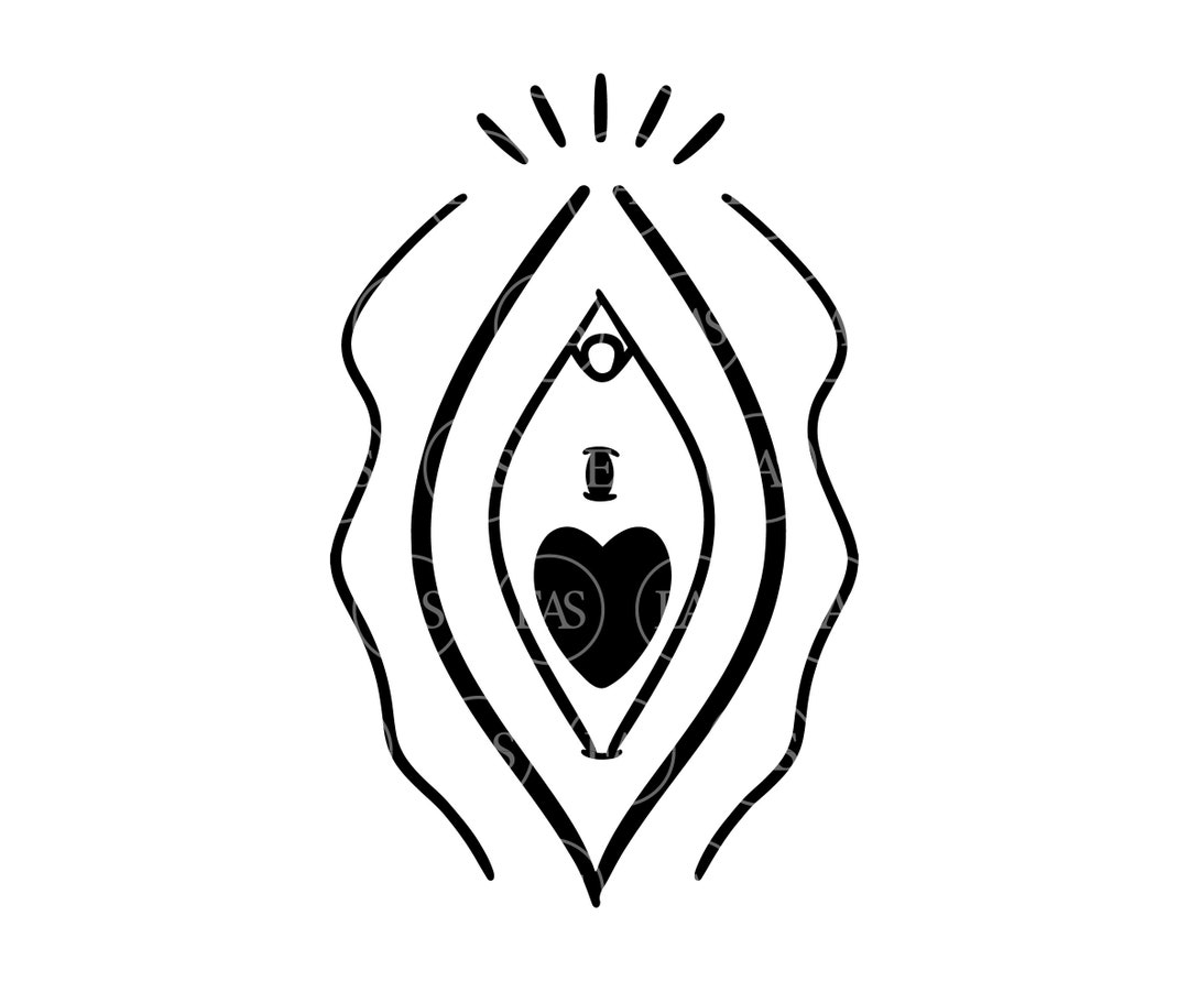 Line Art Vagina Svg Vagina Sketch Drawing Svg Vector Cut File For