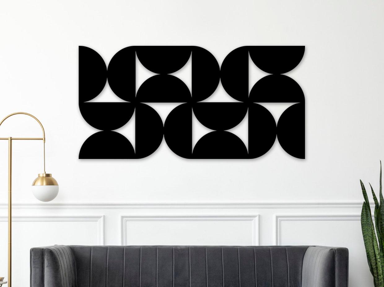 Half Circles Abstract Wall Art Laser Cut File SVG PNG DXF (digital ...