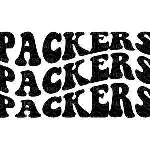 Greenbay Packers Font Svg - Etsy