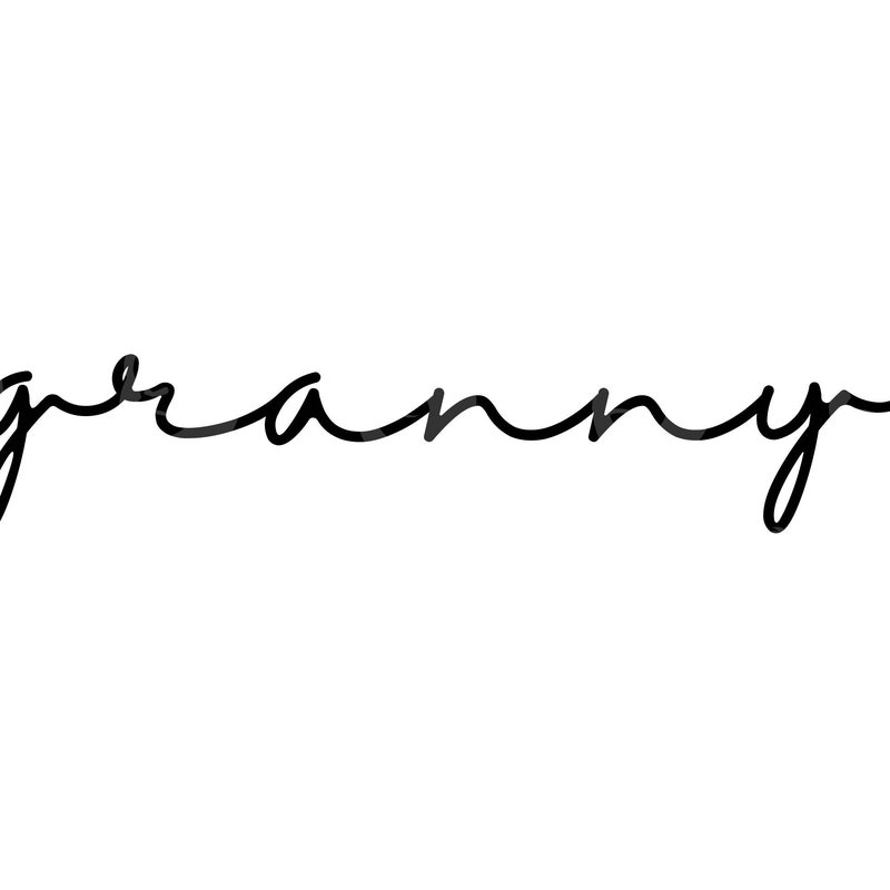 Granny Svg File - Etsy
