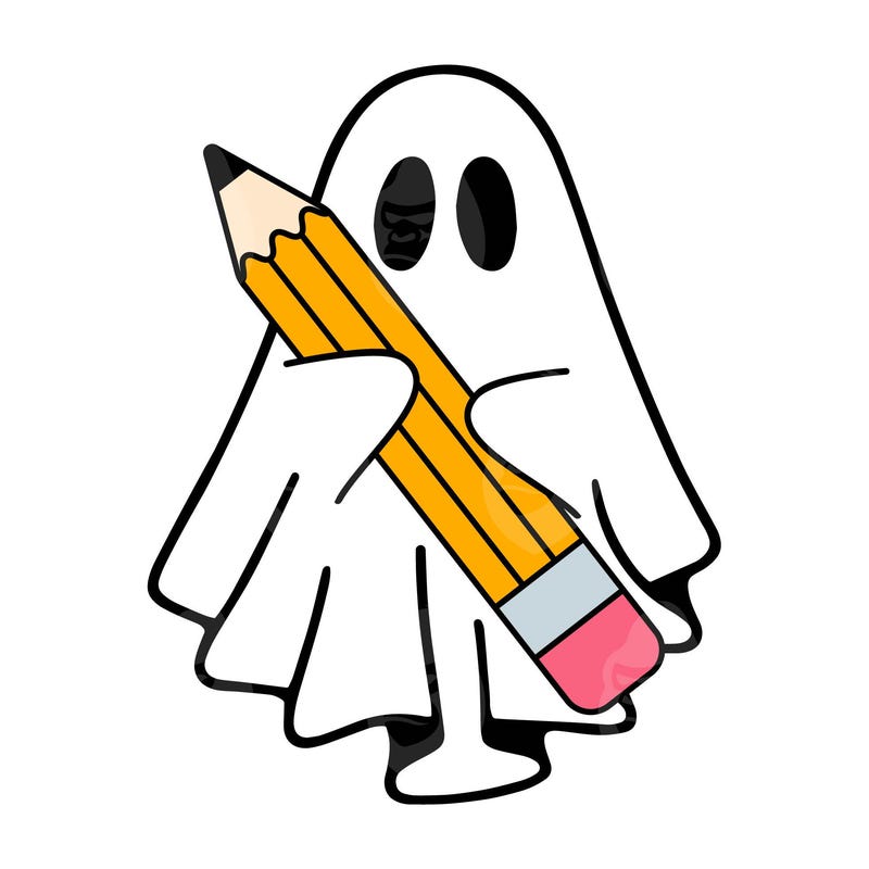 Teacher Ghost Svg - Etsy