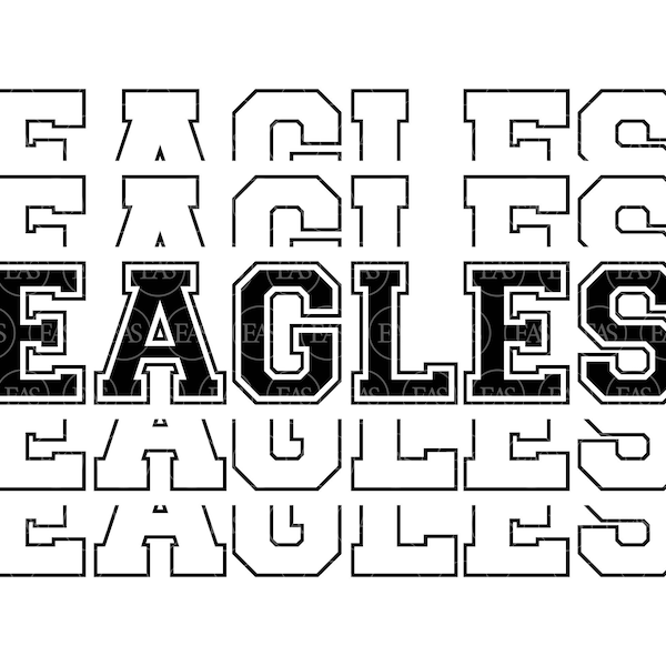 Philadelphia Eagles Font - Etsy