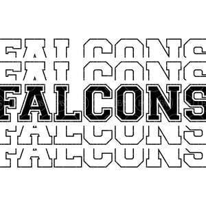 Falcons Jersey Font - Etsy