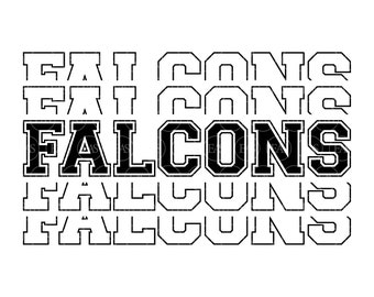 Falcons Jersey Font - Etsy